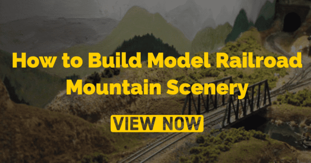 How to Build Model Railroad Mountain Scenery Model Train Books