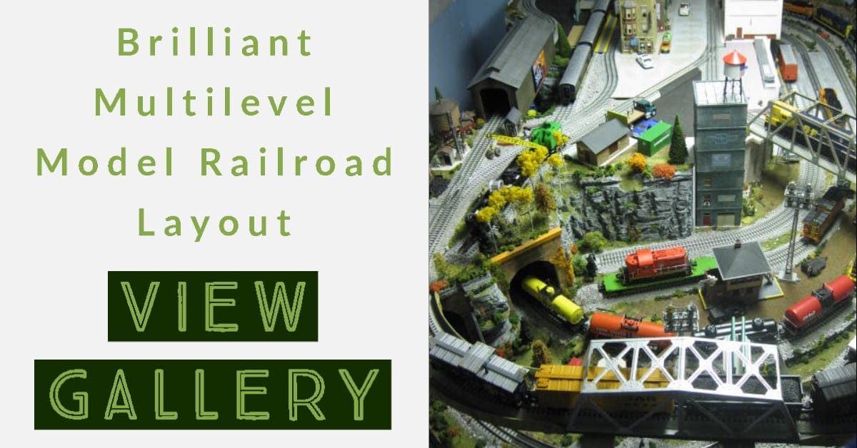 Wonderful Multilevel Model Railroad Layout