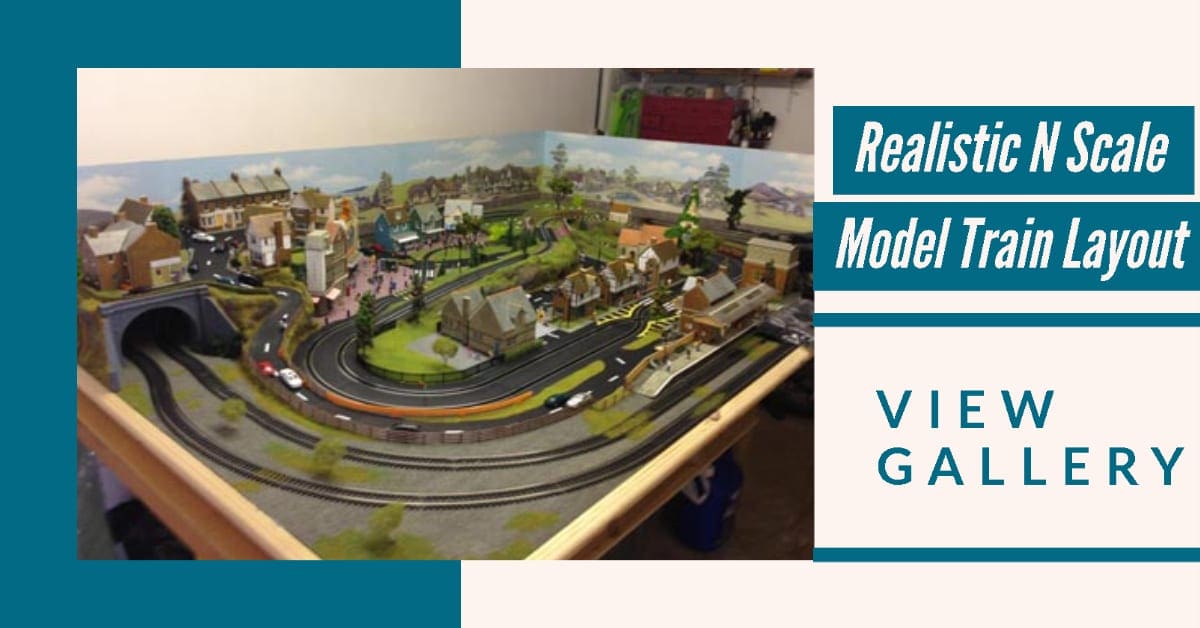 Rodger’s Realistic N Scale Model Train Layout