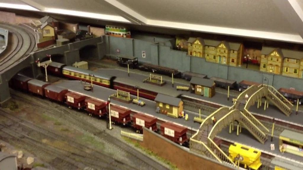 Model Train Layout in Loft - Model Train Books