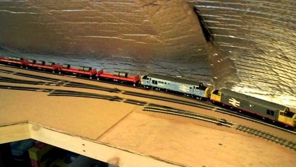 Model Train Layout in Loft - Model Train Books