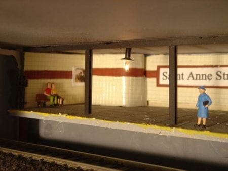 Metro model train layout in HO scale - Model Train Books