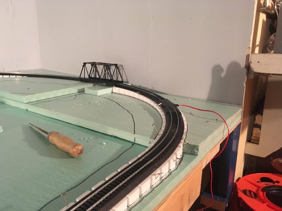 Detailed 4 8 HO Model Train Layout