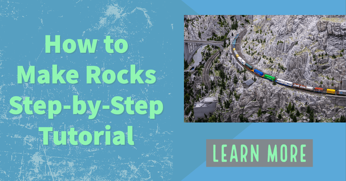 Rock Making for a Model Train Layout